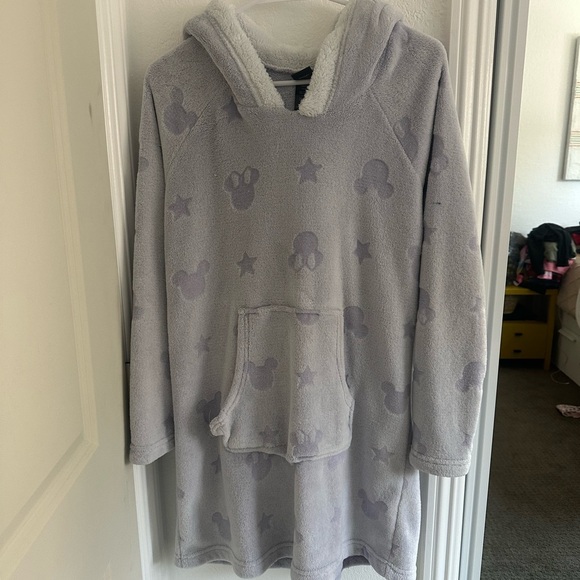 Disney | Intimates & Sleepwear | Disney Light Purple Snuggie Robe With ...